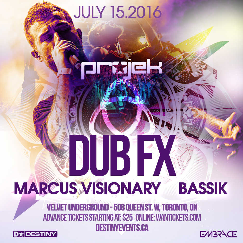 PROJEK: DUB FX - Destiny Events